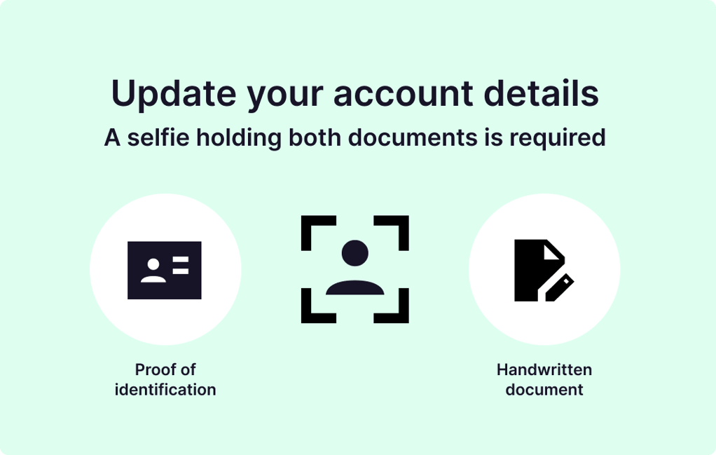 Update your account information